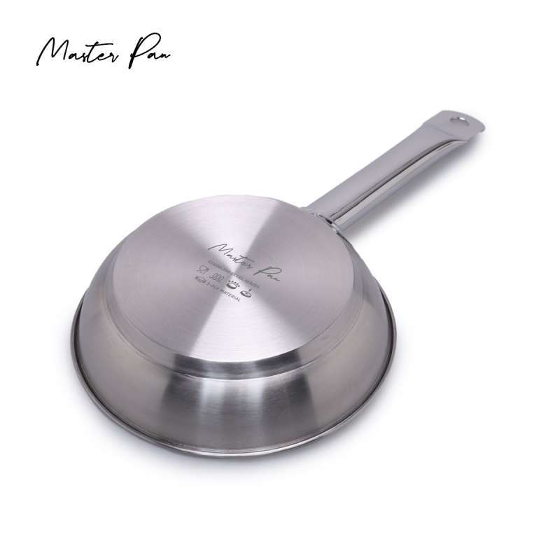 Promo Fry Pan 20 Cm Stainless Steel Master Pan Wajan Penggorengan ...