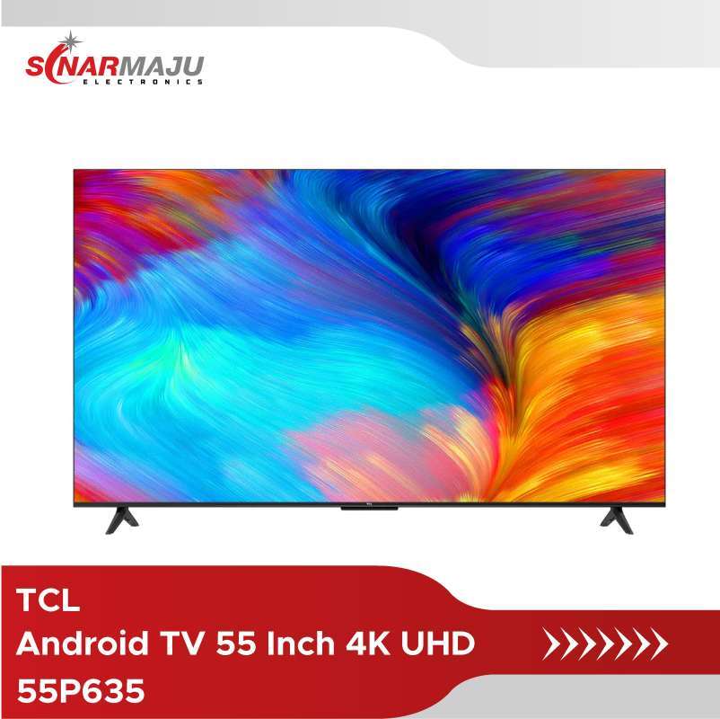Promo Led Tv 55 Inch Tcl Android Tv 4k Uhd 55p635 Diskon 11% Di Seller ...