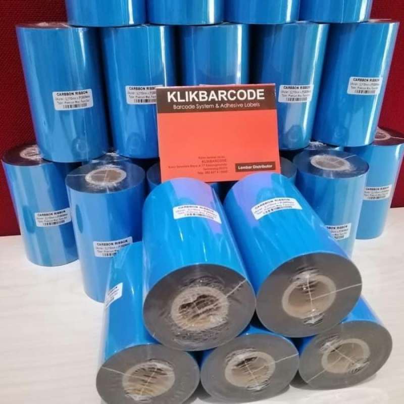 Jual Carbon Ribbon Barcode Ukuran 110 X 300 Meter Premium Exc Wax