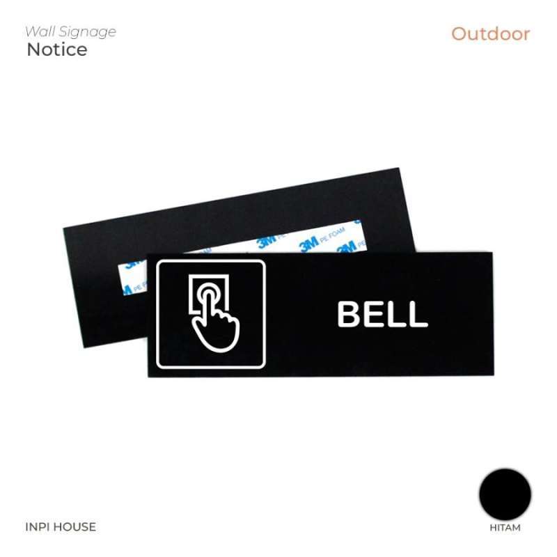 Jual Bell Sign Board - Logo Bel - Tombol Bell Signage - Penanda Tombol ...