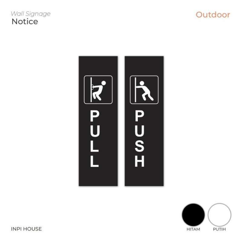 Jual Sticker Pintu Pull Push 🏷️ Original Terbaru, Terlengkap, & Harga ...