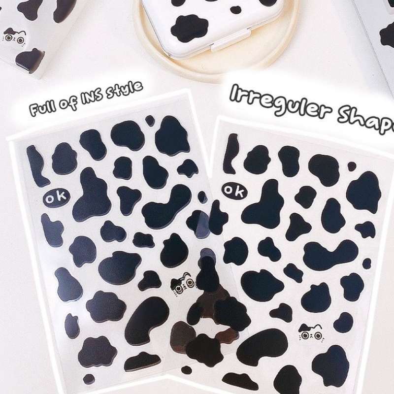Jual Sticker Sheet Sapi Stiker Cow Marks Cute Korean Style Anti Air DIY ...