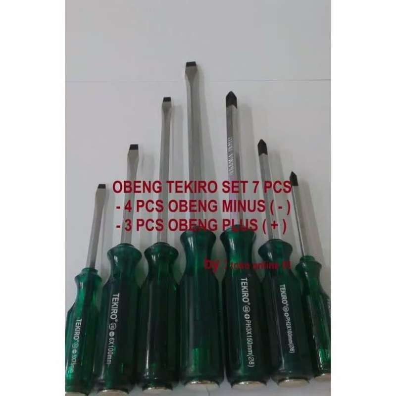 Jual Obeng Tekiro Set 7 Pcs - Obeng Set Tekiro 7 Pcs Di Seller Kencana ...