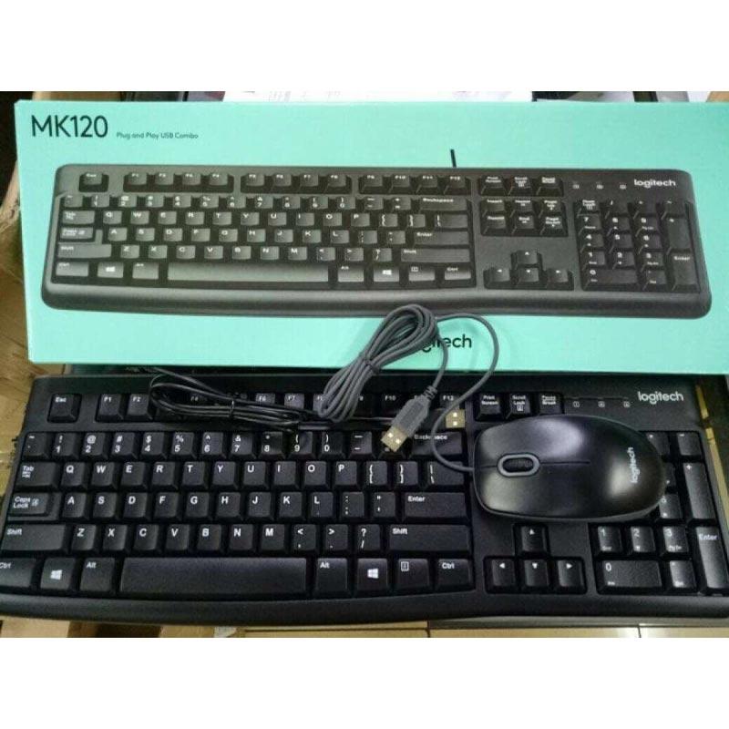 Jual Logitech Mk120 Combo Keyboard Usbandmouse Usb Di Seller Gentastore