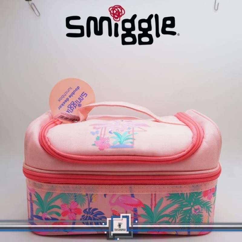 Jual SMIGGLE LUNCHBOX DOUBLE DECKER GIRL CORAL LUNCH BOX TAS MAKAN ...