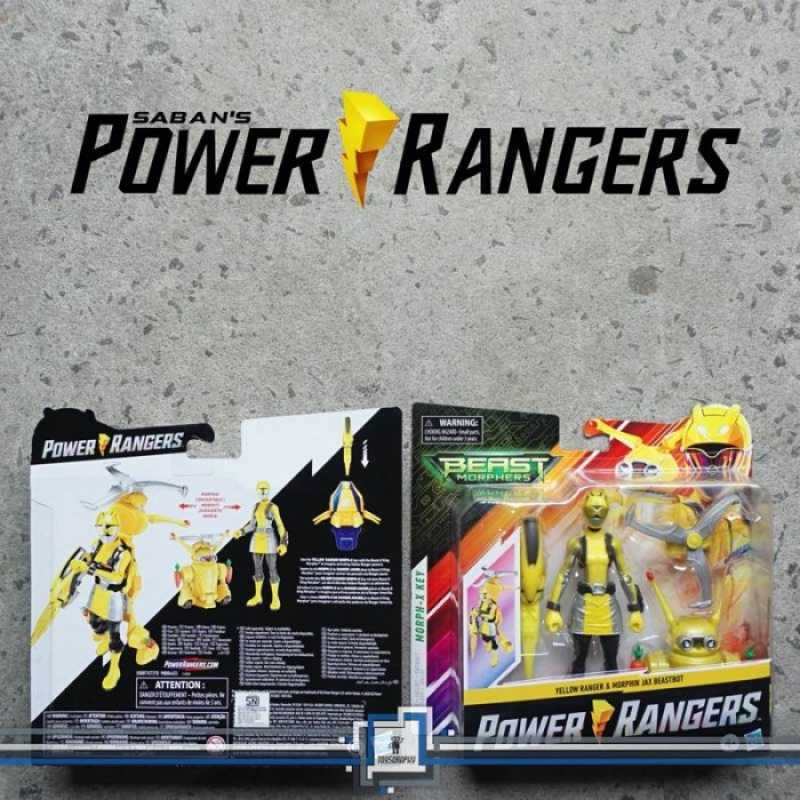 Jual POWER RANGERS BEAST MORPHERS YELLOW RANGER AND MORPHIN JAX ...