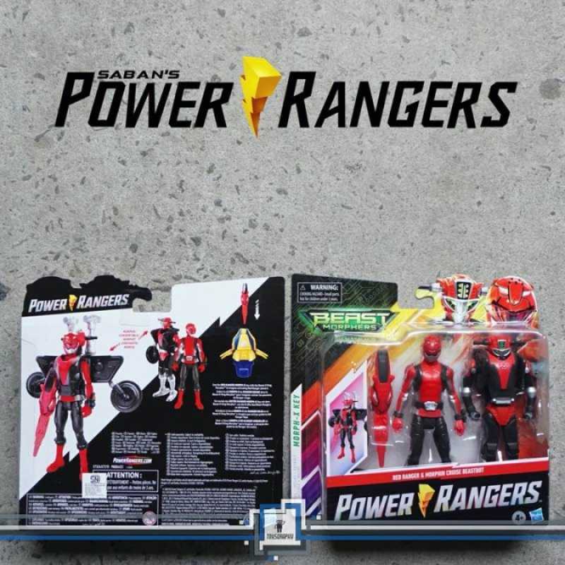 Jual Power Rangers Beast Morphers Red Ranger And Morphin Cruise Beast ...