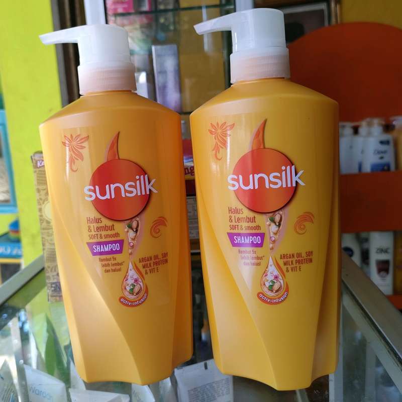 Jual Sunsilk Shampoo Soft & Smoth 650 mL shampoo sunsilk kuning BARU di ...