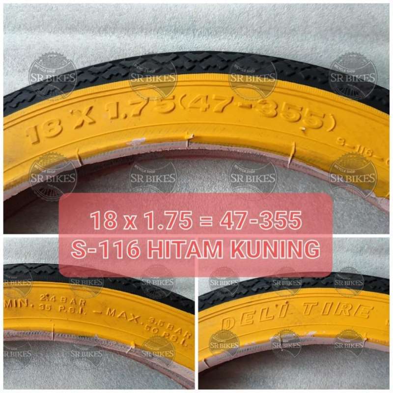 Jual Ban Luar 18 X 1.75 Sepeda Mini Bmx Lipat. Swallow Deli Tire Di Seller Sr Bikes - Ngunut ...
