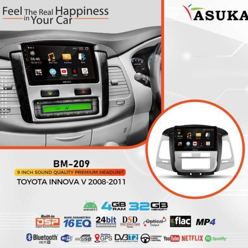 Jual Head Unit Android 9 Inch Premium Sound Quality OEM Toyota Innova V ...