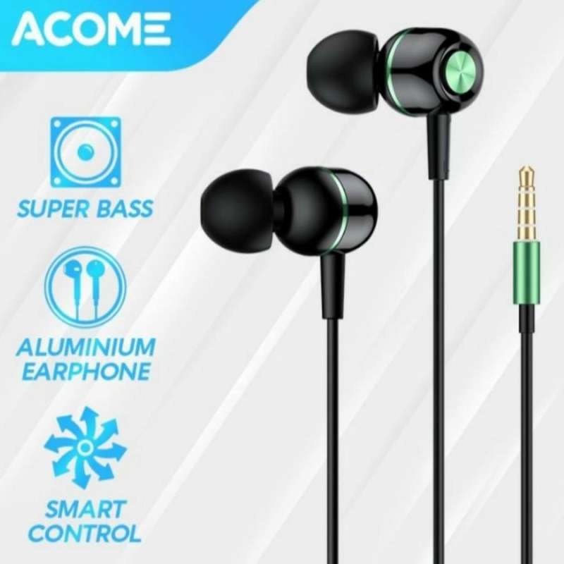 Jual Acome Earphone Aw02 Black Original Di Seller Imposter Store ...