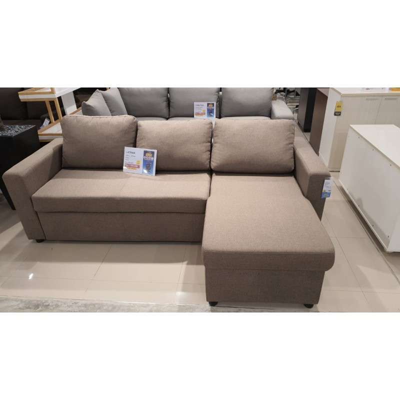 Jual Atria Lathan Sofa Bed With Storage Brown di Seller Atria Official ...