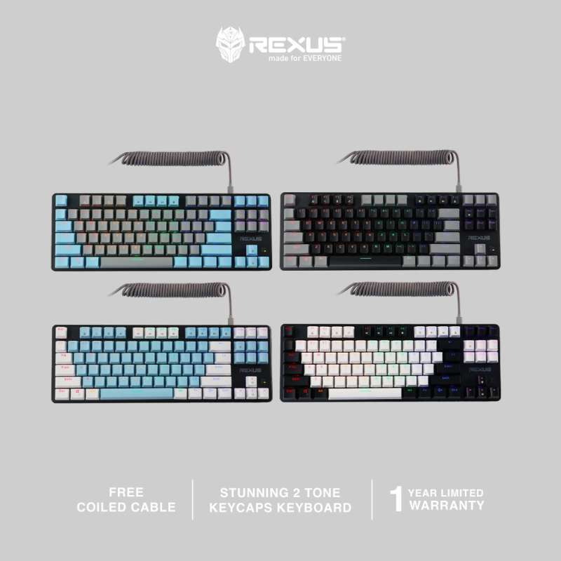 Promo Rexus Keyboard Gaming Mechanical Legionare Mx5.2 Tkl Finale ...