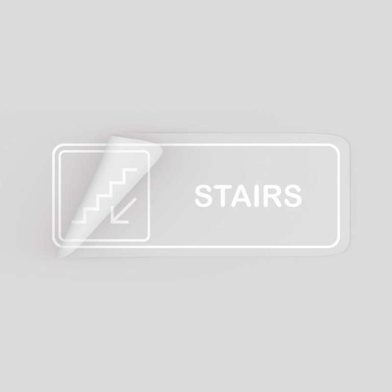 Jual Stiker Penanda Tangga Turun - Wayfinding Sticker - Down Stairs ...