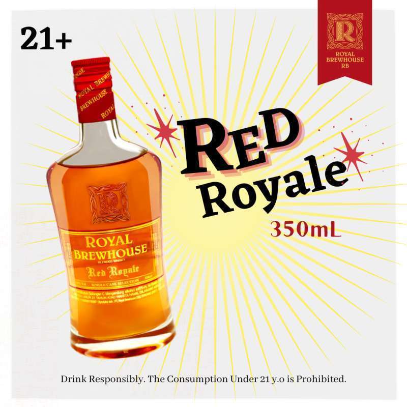 Promo Whisky Red Royale 350 ML (Royal Brewhouse Products) Diskon 10% di ...