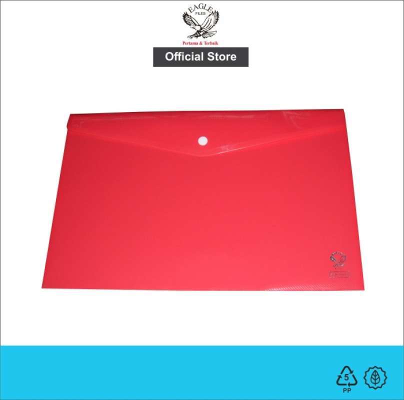 Jual Eagle Files Smart Pocket Solid Map Plastik Kancing E247 1pack isi ...