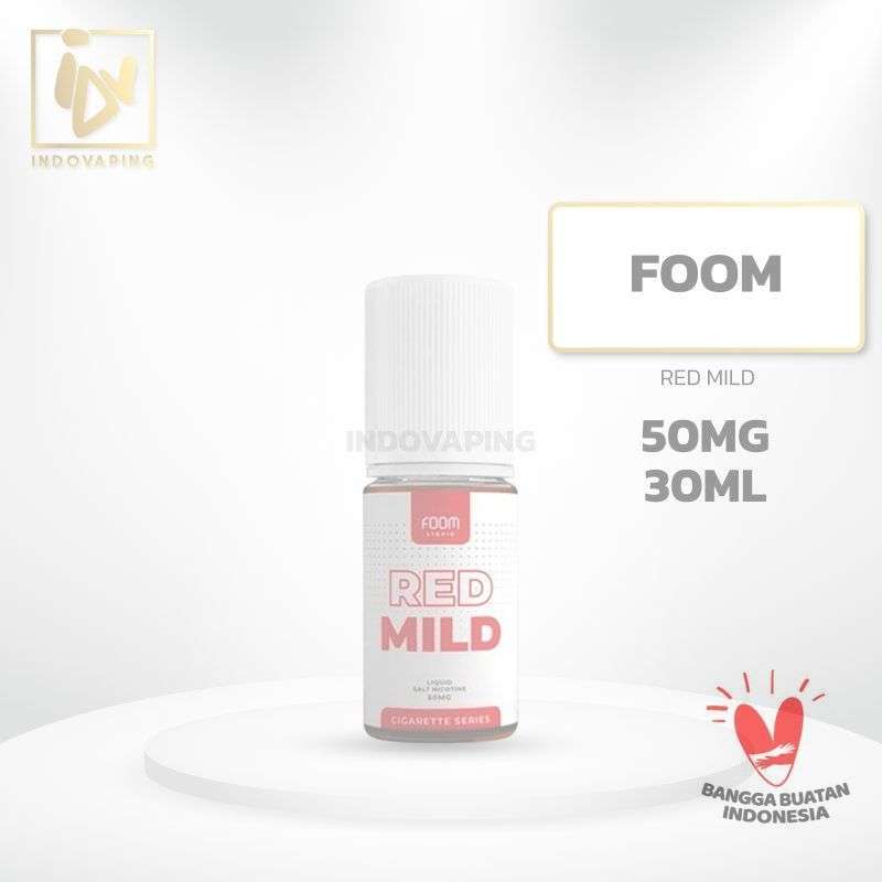 Jual Liquid Vapor Vape - Foom Liquid 50mg 30ml Red Mild By Foom Lab di ...