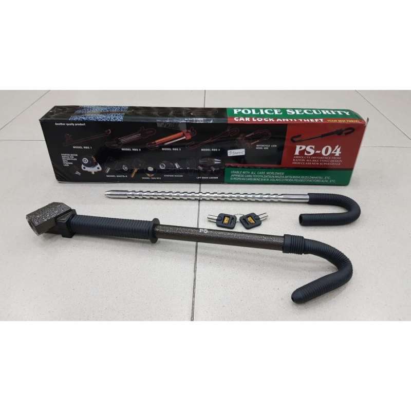 Promo Kunci Setir dan Pedal Gas Mobil PS-04 - Pengaman Stir Mobil ...