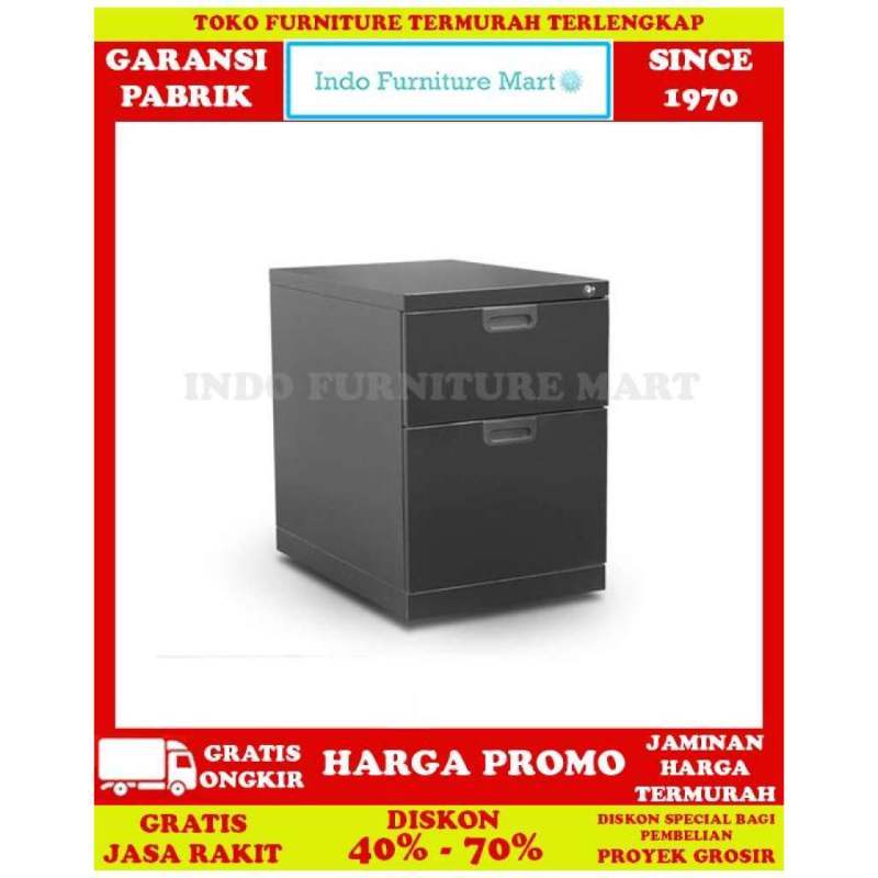 Jual Lemari Arsip Filing Cabinet Kantor Laci Dorong Alba Md2 Mobile ...