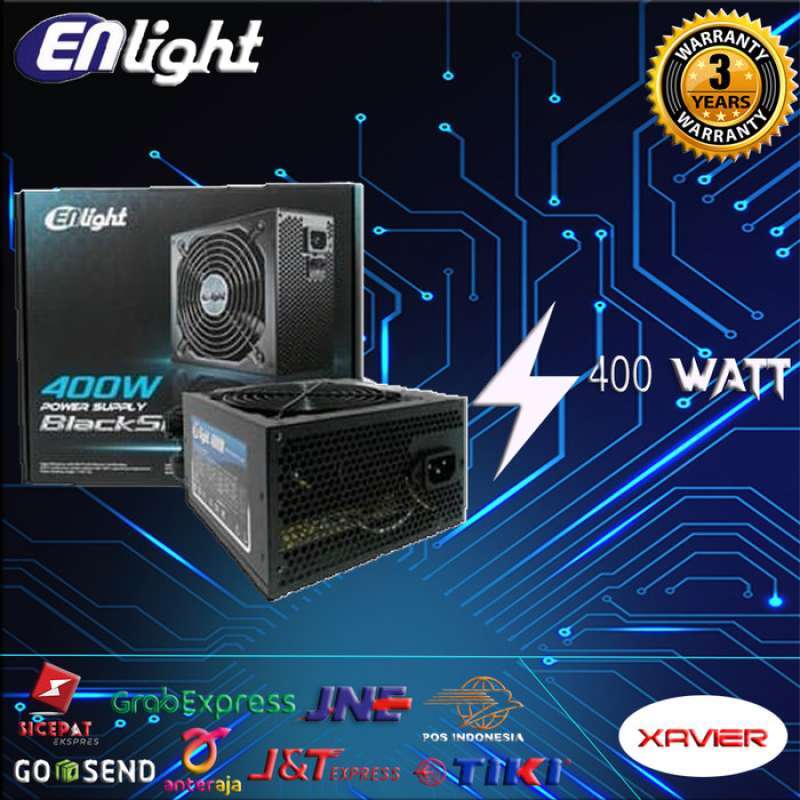 Promo Psu 400 Watt Enlight 400Watt - Power Supply Pc Komputer Cpu ...