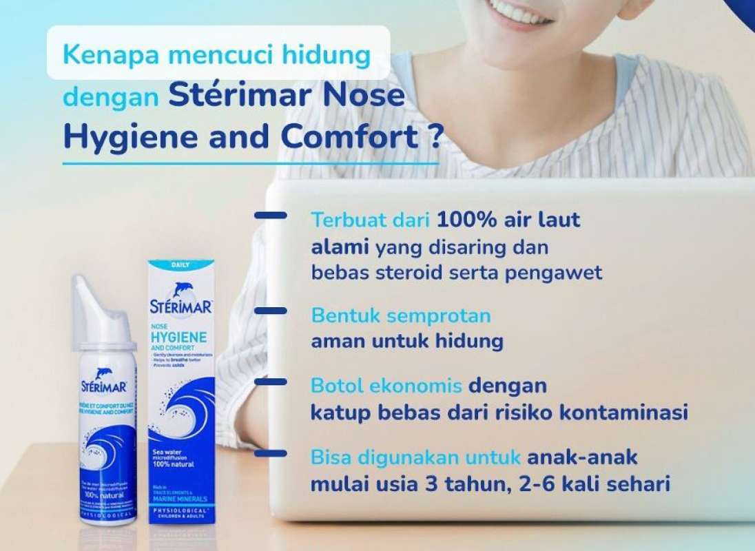 Promo Sterimar Nasal Hygiene Spray Classic - (Dewasa) 50ml Diskon 13% ...