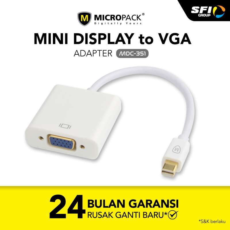 Jual USB Hub Mini Display to VGA Full HD - MDC-351 di Seller Micropack ...