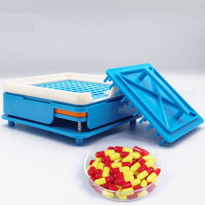 Promo ABS 100 holes Hand Capsule Filler Small Capsule Filling Machine ...