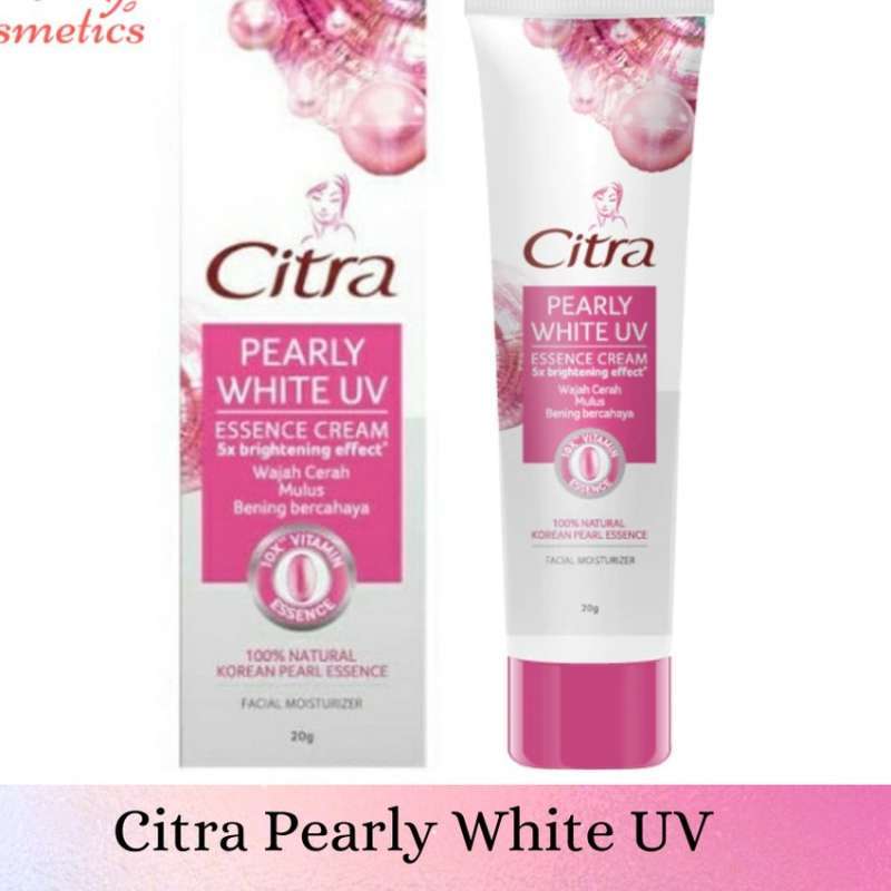 Promo CITRA PEARLY WHITE UV ESSENCE CREAM KOTAK 20GR Diskon 36% di Seller Jofana shop ...