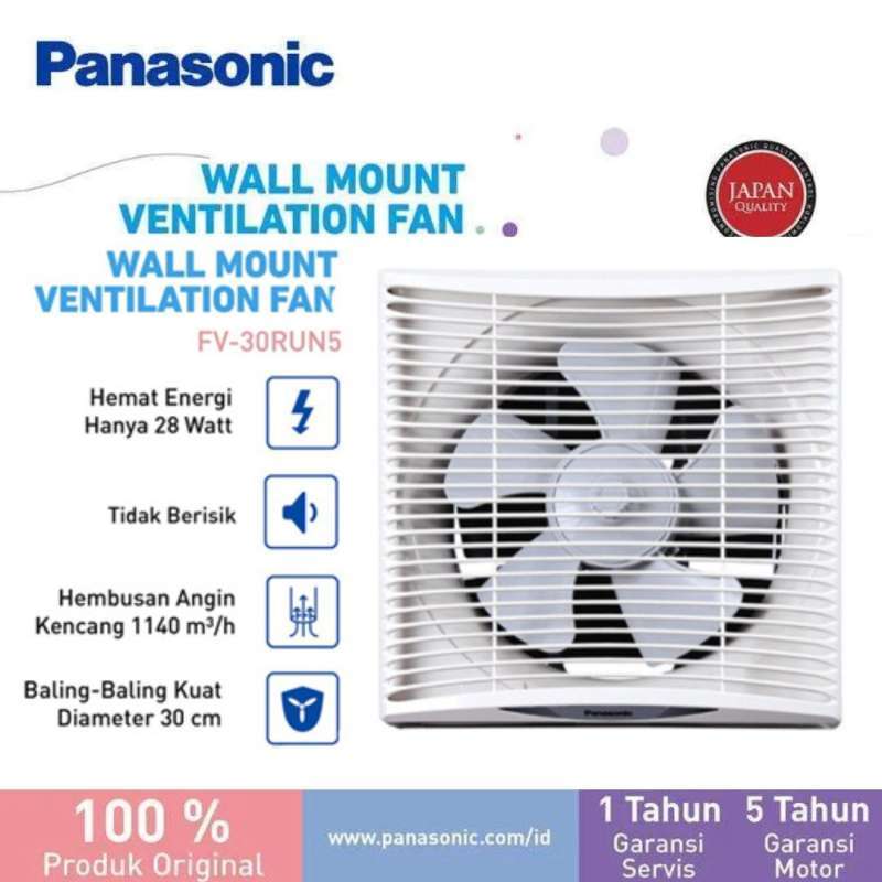 Jual Exhaust Fan Panasonic Fv-30run5 (12)/fv 30 Run Di Seller Jomado Official Store - Gudang ...