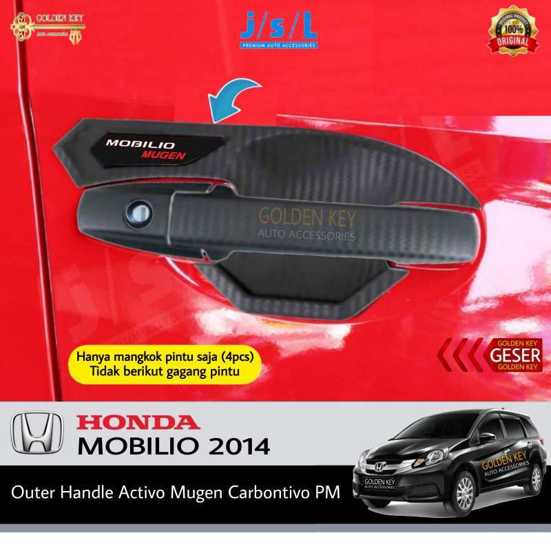 Jual JSL Outer Handle Mobilio 2014 Mangkok Pintu Activo Mugen Carbontivo MP di Seller GOLDEN KEY ...