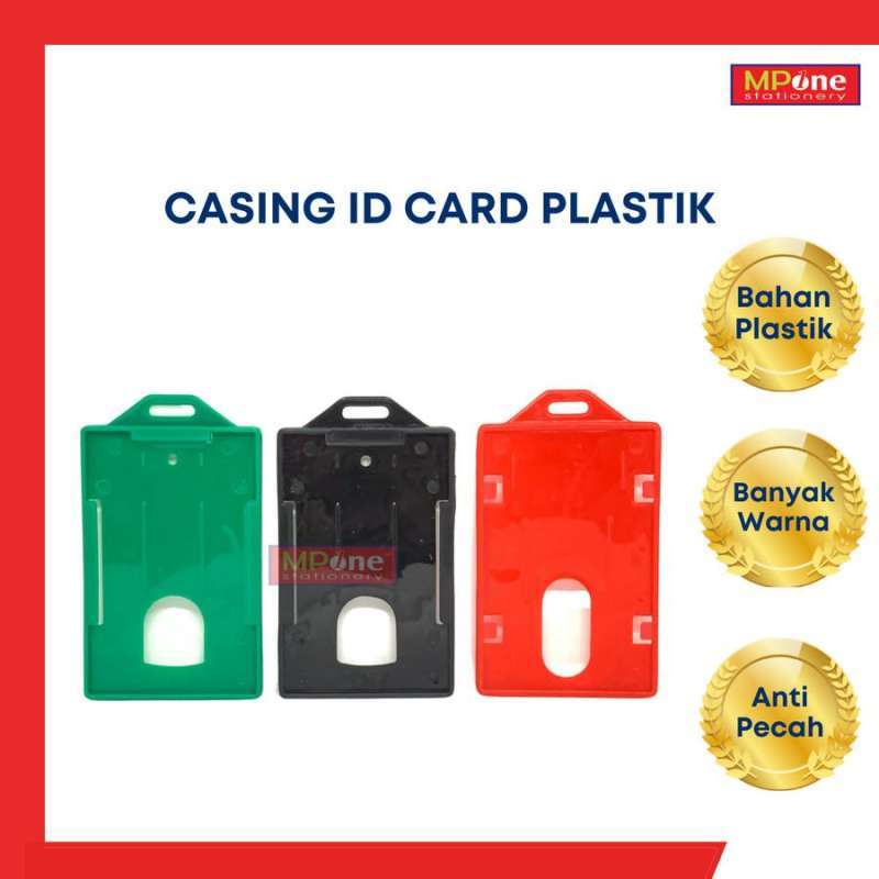 Jual Casing ID Card / Kotak ID Card Plastik / Tempat Name Tag di Seller ...