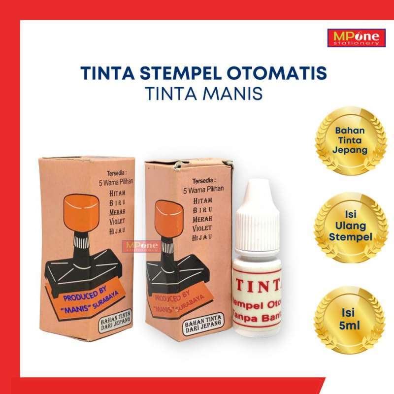 Jual Tinta Stampel Otomatis / Tinta Stampel Manis / Tinta Stempel ...