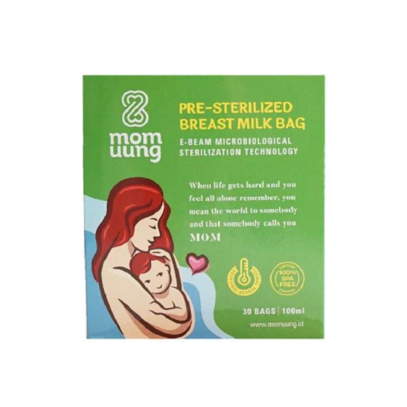Jual KANTUNG ASI MOM UUNG/ASI BAG/Pre-sterilized Breast Milk Bag Isi 30 bag | 100 ml di Seller ...