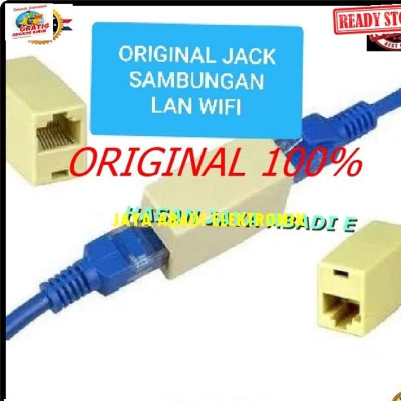 Jual Original Barrel Sambungan Kabel Lan Internet Jaringan Rj45 Socket ...