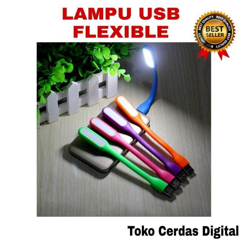 Jual Lampu Mini LED Portable Flexible USB Warna Random di Seller Toko ...