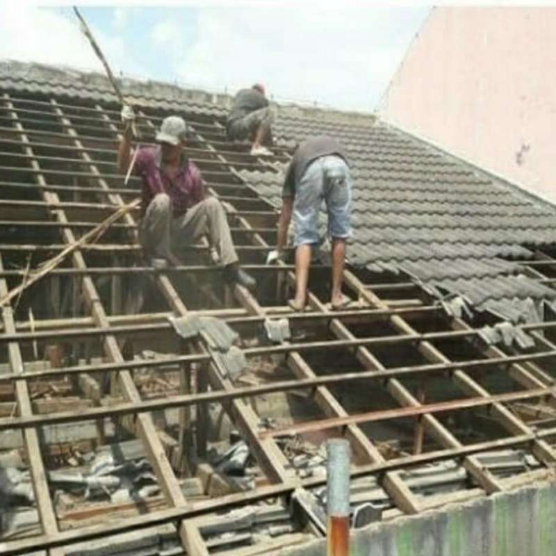 Jual Bongkar atap lama ganti baja ringan dan plafon PVC di Seller ...
