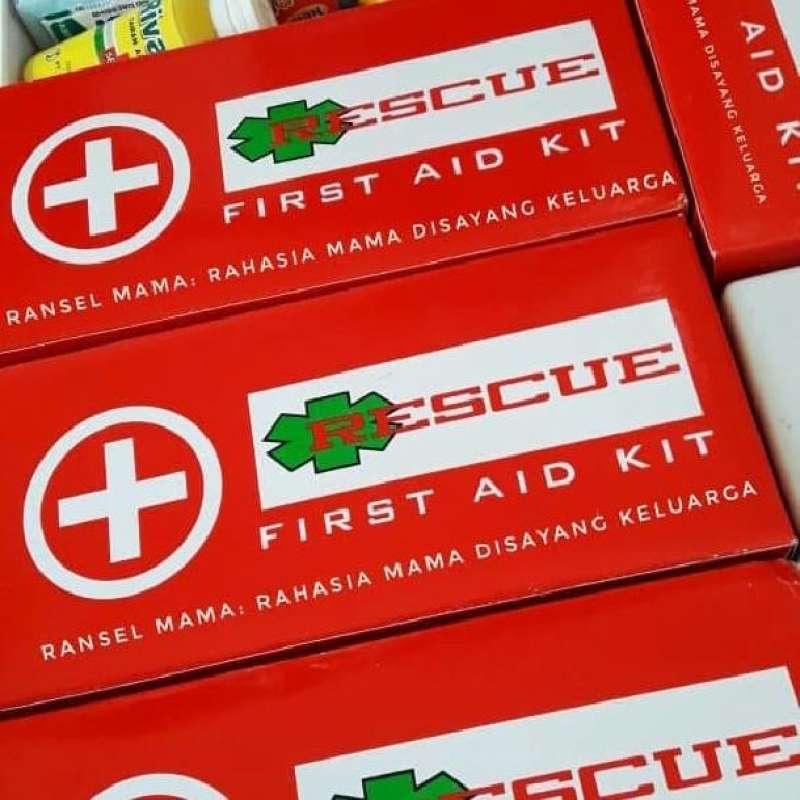Jual Kotak P3k Isi Lengkap First Aid Kit Kotak P3k Mobil Merk Rescue ...