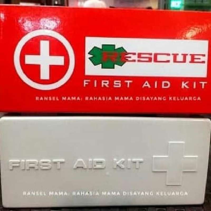 Jual Kotak P3k Isi Lengkap First Aid Kit Kotak P3k Mobil Merk Rescue ...