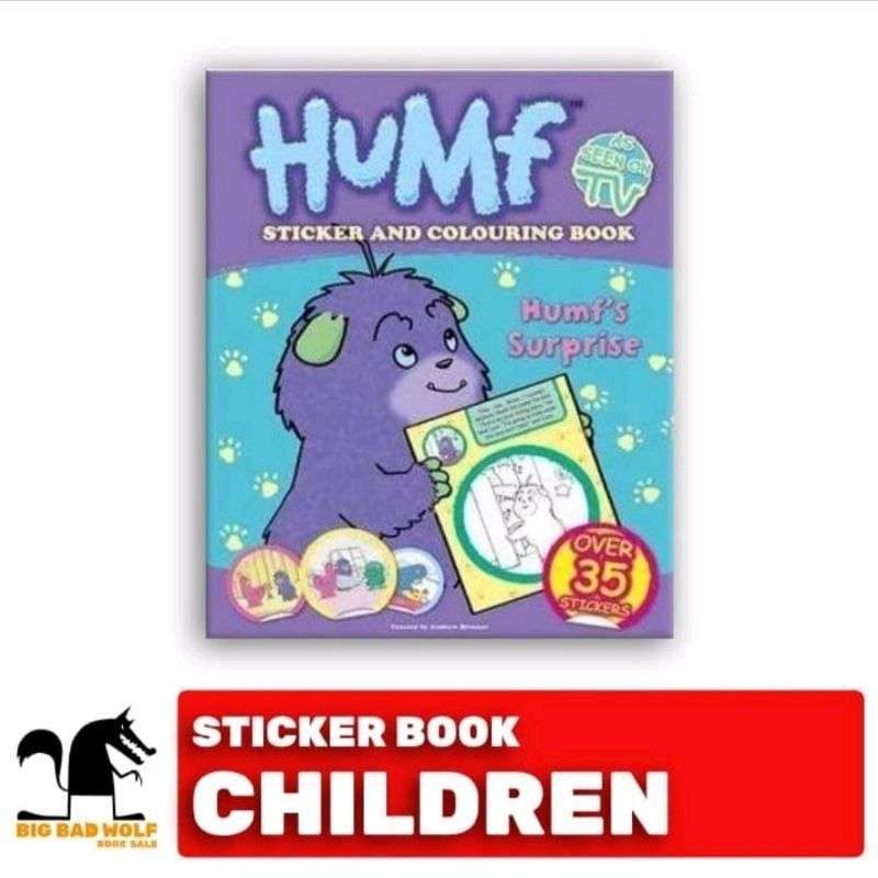 Jual BIG BAD WOLF BOOKS HUMF'S SURPRISE - BUKU STIKER MEWARNAI ANAK BBW ...