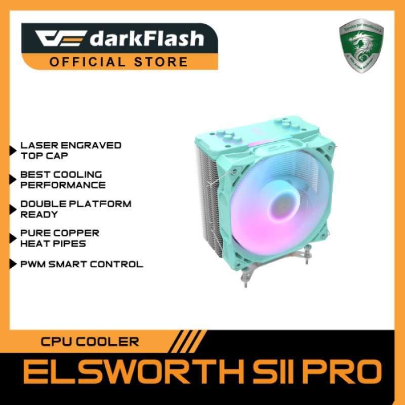 Promo Darkflash Elsworth S11 Pro A-Rgb Cpu Cooler [Support Intel & Amd ...