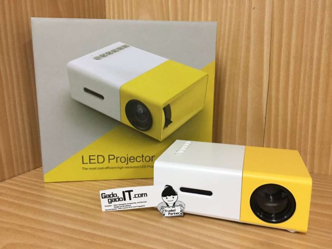 Promo Proyektor Portable/ Mini Led Projector Portable Yg300 Support Hd ...