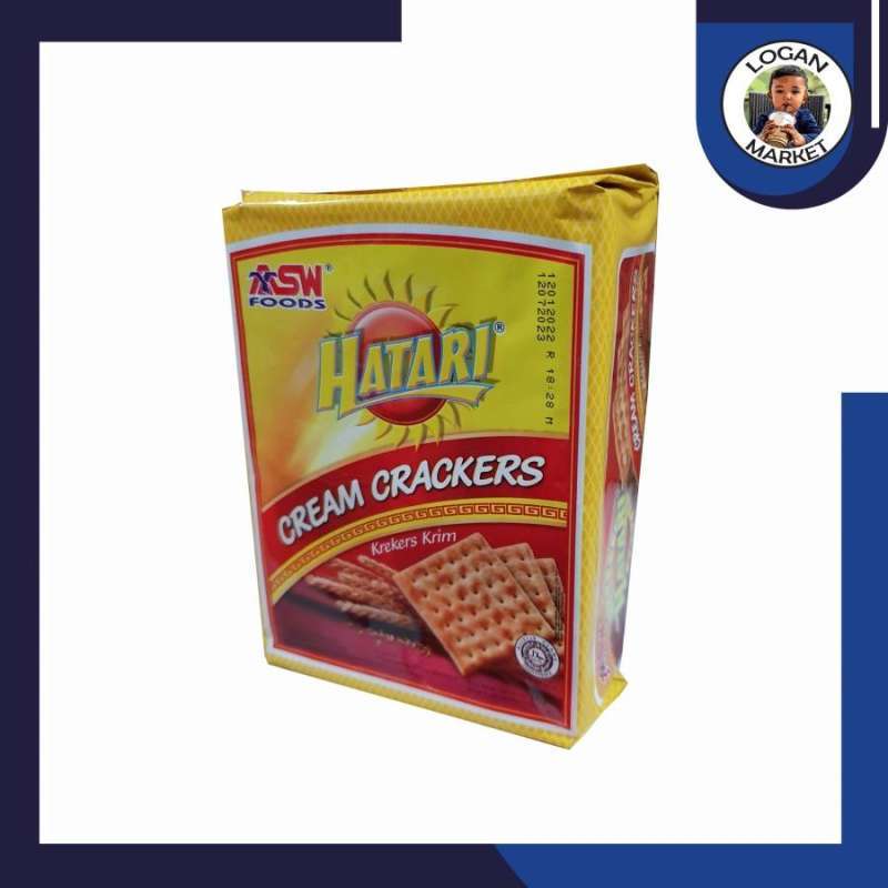 Jual Biskuit Hatari Tawar Cream Crackers 260 gr 260gr di Seller Logan ...