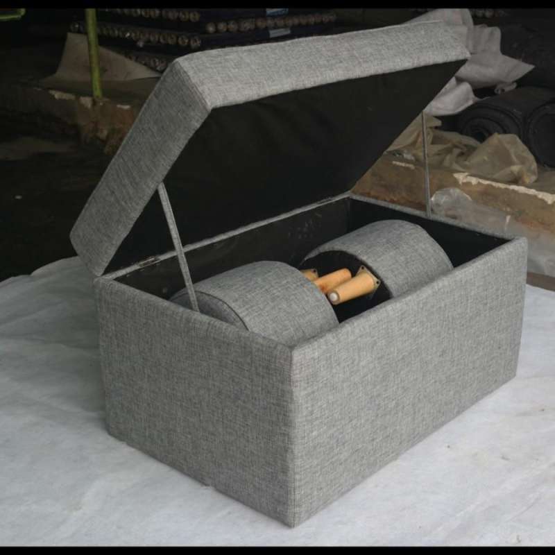 Jual Sofa Bench Storage + 2 Pc Puff Stool Di Seller Re-born Tech ...