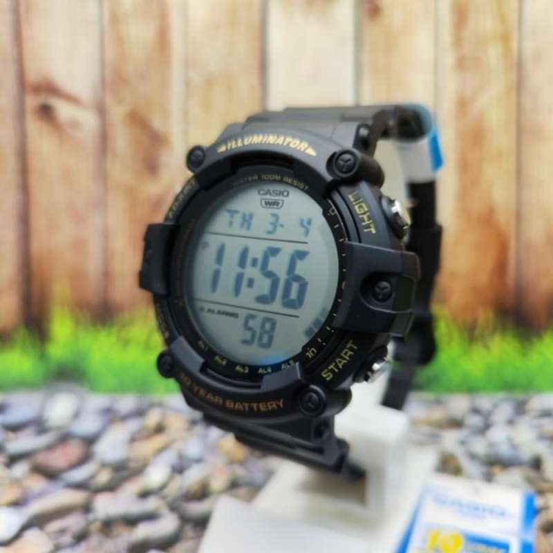 Jual Jam Tangan Pria Keren Casio Digital Karet Hitam Ae-1500wh-1a Original Di Seller Clasik1 ...