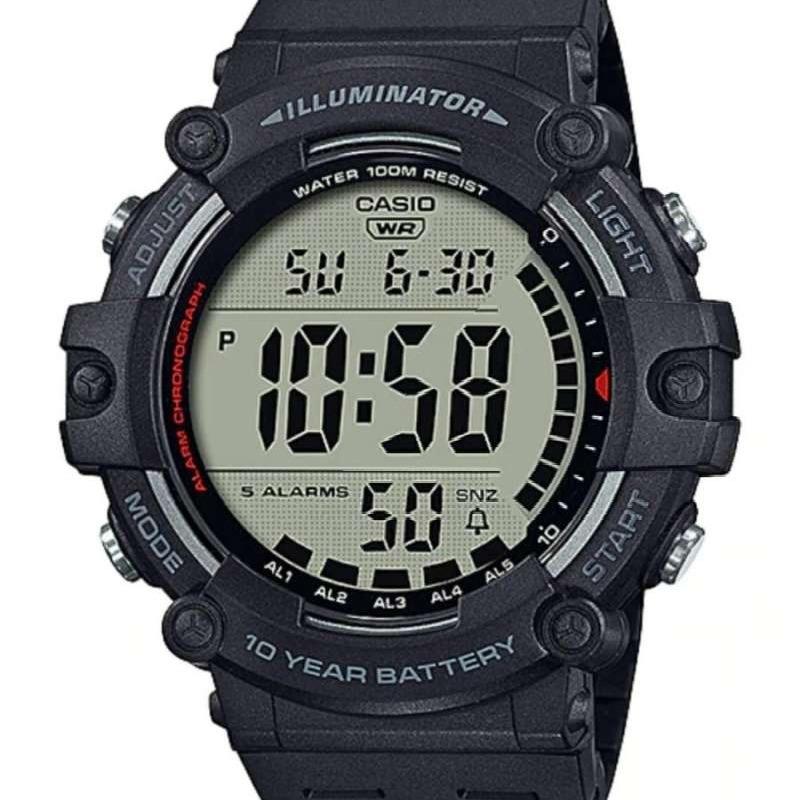 Jual Jam Tangan Pria Keren Casio Digital Karet Hitam Ae-1500wh-1a Original Di Seller Clasik1 ...