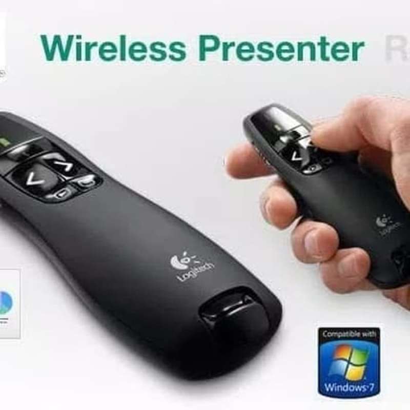 Jual Laser Pointer R800 Wireless Presenter Logitec Di Seller Aurellia ...