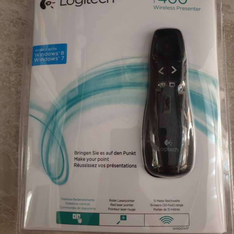 Jual Laser Pointer R800 Wireless Presenter Logitec Di Seller Aurellia ...