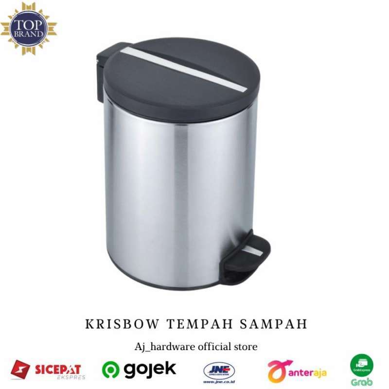 Jual Krisbow Tempat Sampah Stainless 12 Liter Original Murah - Harga Diskon Mei 2024 | Blibli.com