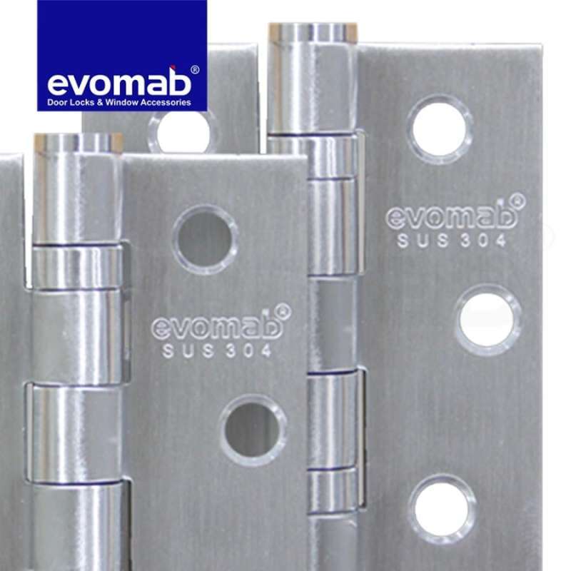 Jual Evomab Engsel Pintu Tebal Stainless Sus 304 Door Hinges 3 / 4 Inch ...