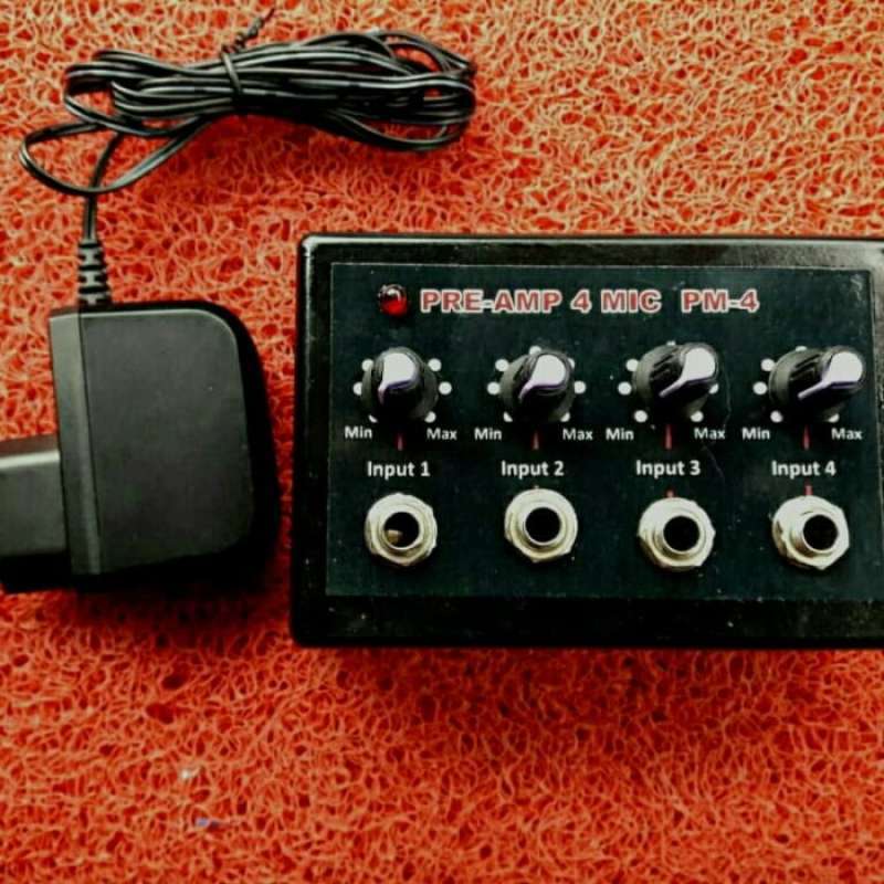 Promo Paralel input mic aktif 4 input mic PM-4 Diskon 50% di Seller ...